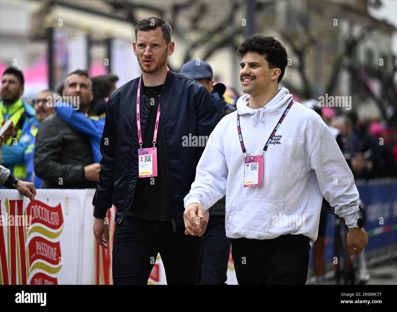 Venosa, Italy. 09th May, 2023. Anderlecht player Jan Vertonghen and ...