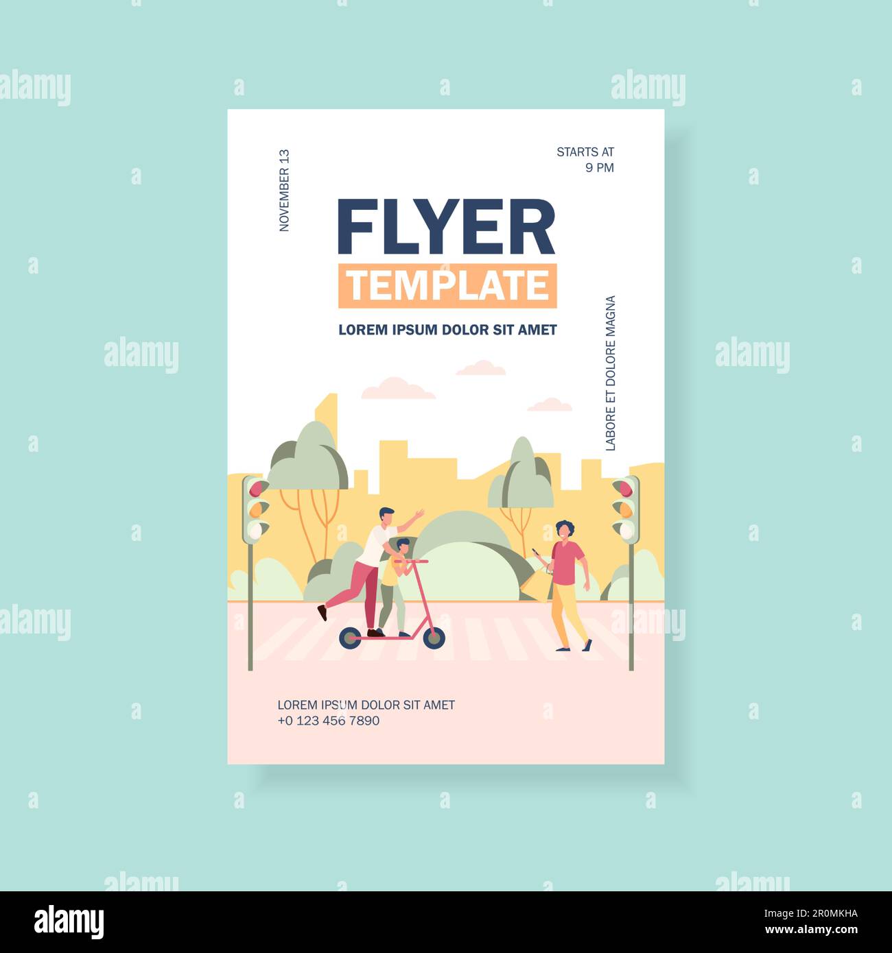 Breaking traffic rules Stock Vector Images - Alamy