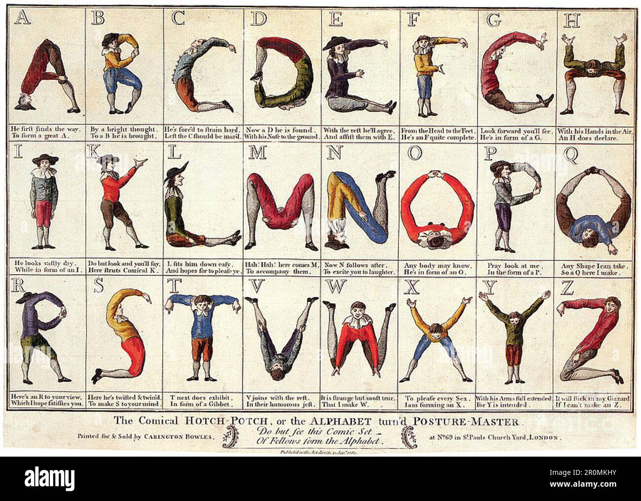 The Human Alphabet Stock Photo - Alamy