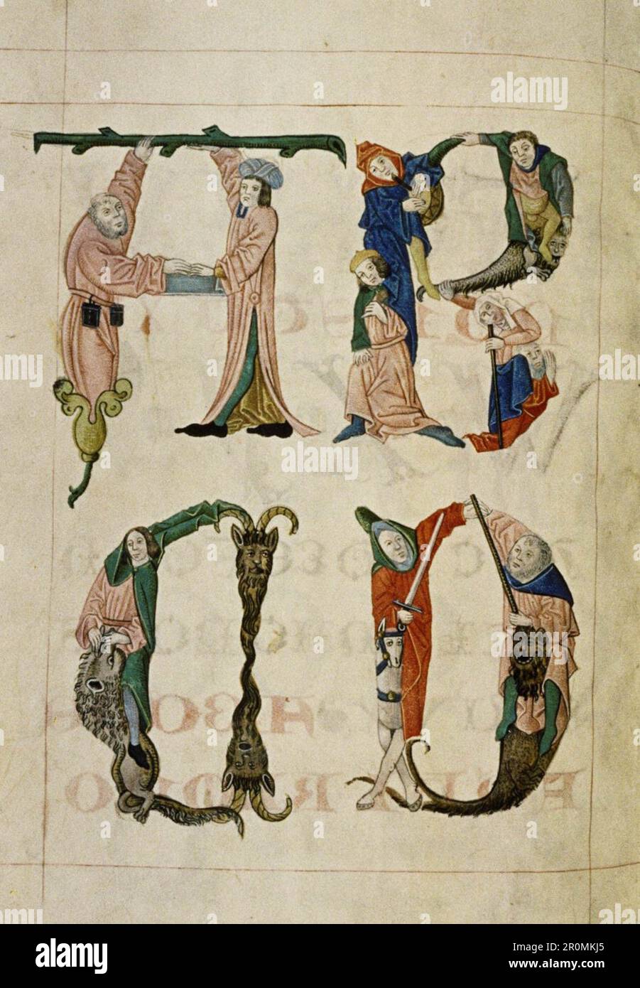 The Human Alphabet Stock Photo - Alamy