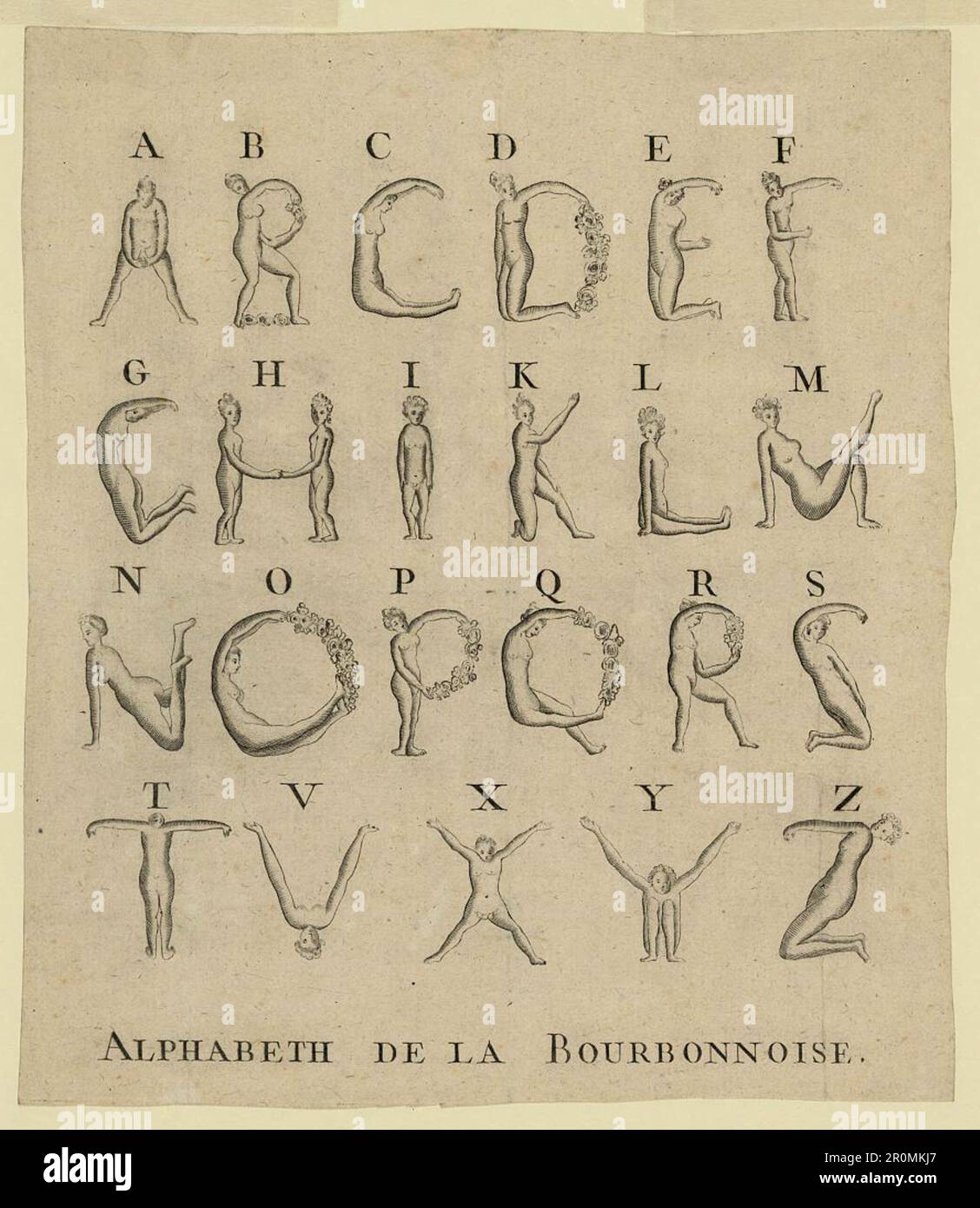 The Human Alphabet Stock Photo - Alamy