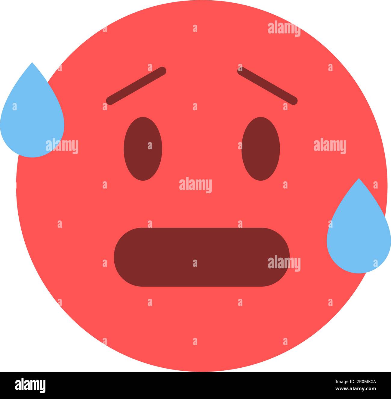 Hot Face Icon Vector Image Suitable For Mobile Application Web Application And Print Media