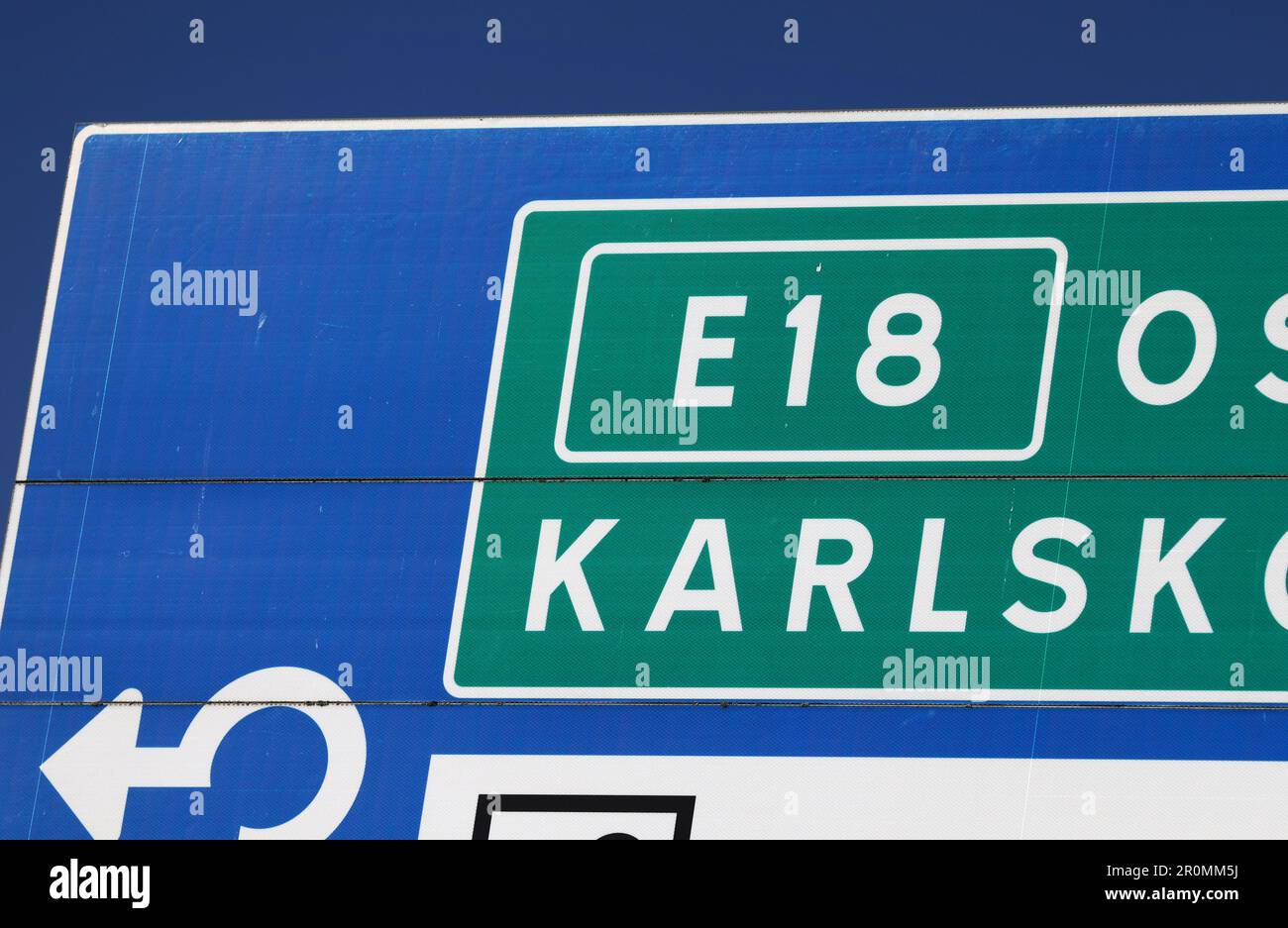 Oslo road signs hi-res stock photography and images - Alamy