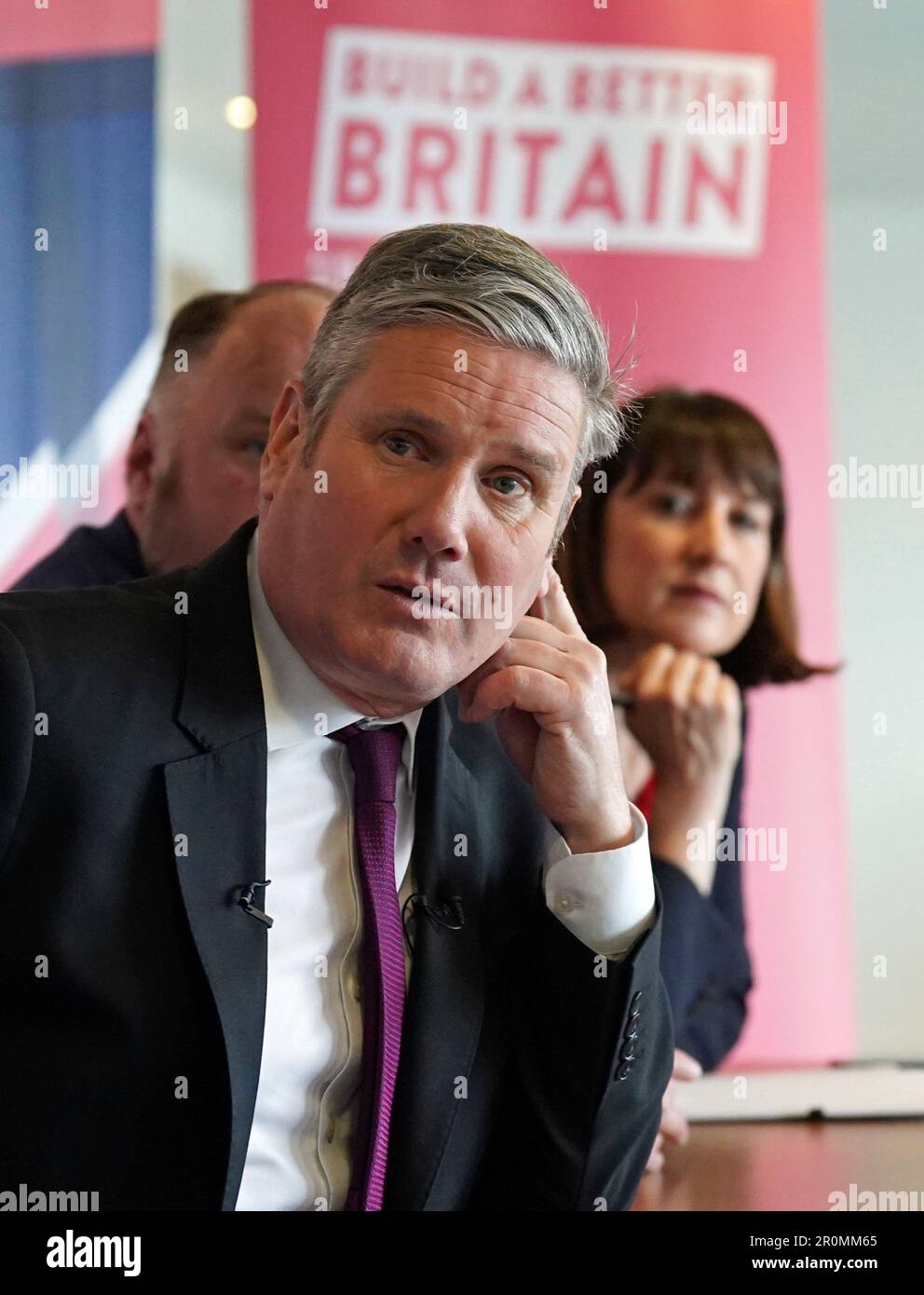 Labour leader Sir Keir Starmer (left) and shadow chancellor Rachel ...