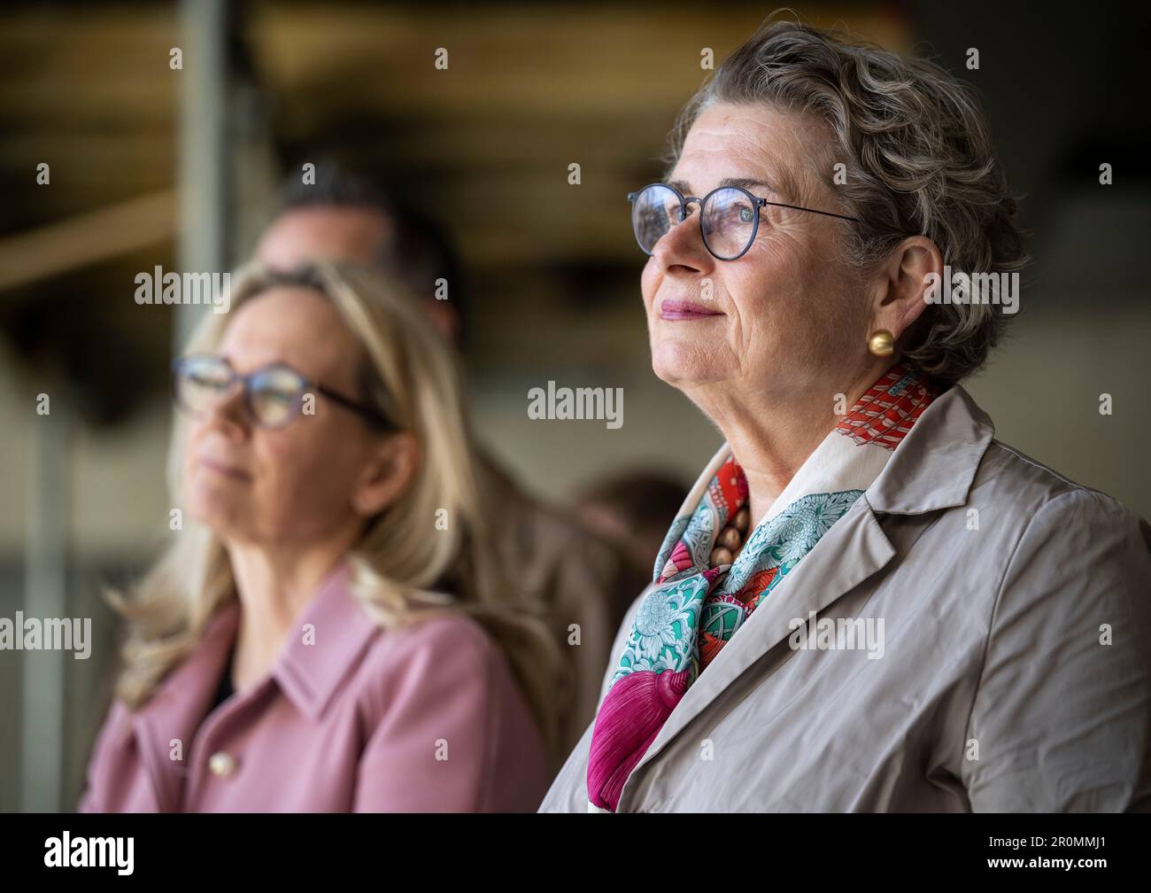 Berlin, Germany. 09th May, 2023. Petra Kahlfeldt (r), Berlin Senate ...