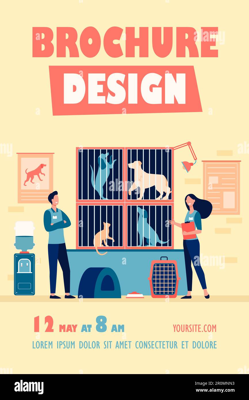 Homeless cat animal shelter in Stock Vector Images - Alamy