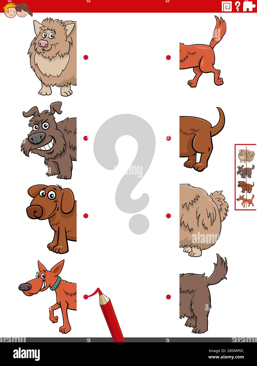 Cartoon dogs images hi-res stock photography and images - Alamy