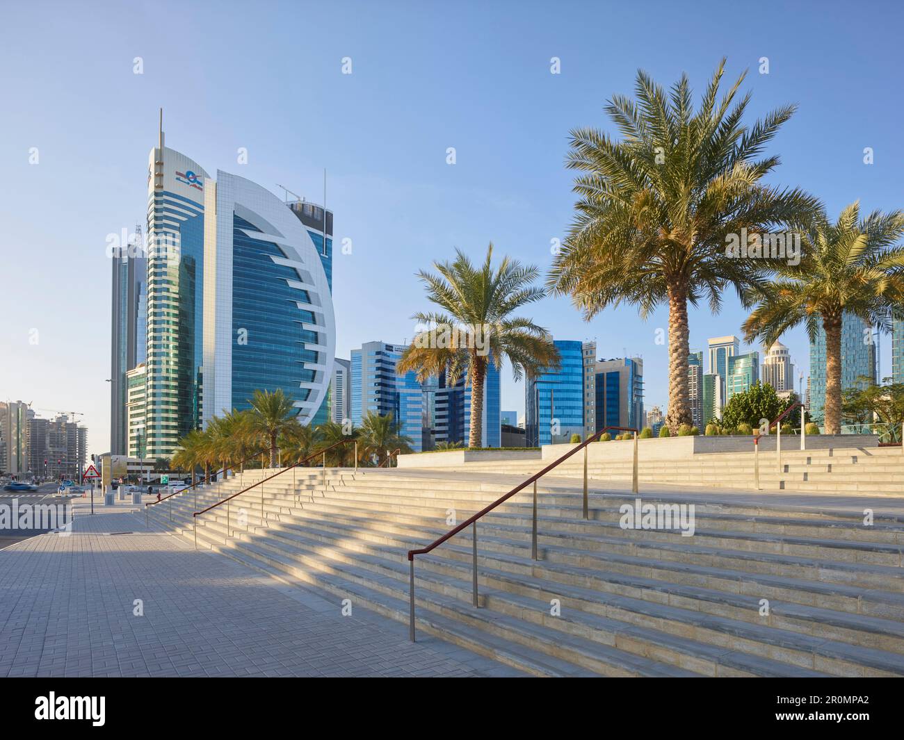 Skyscrapers, West Bay, Diplomatic Area, Doha, Qatar Stock Photo - Alamy
