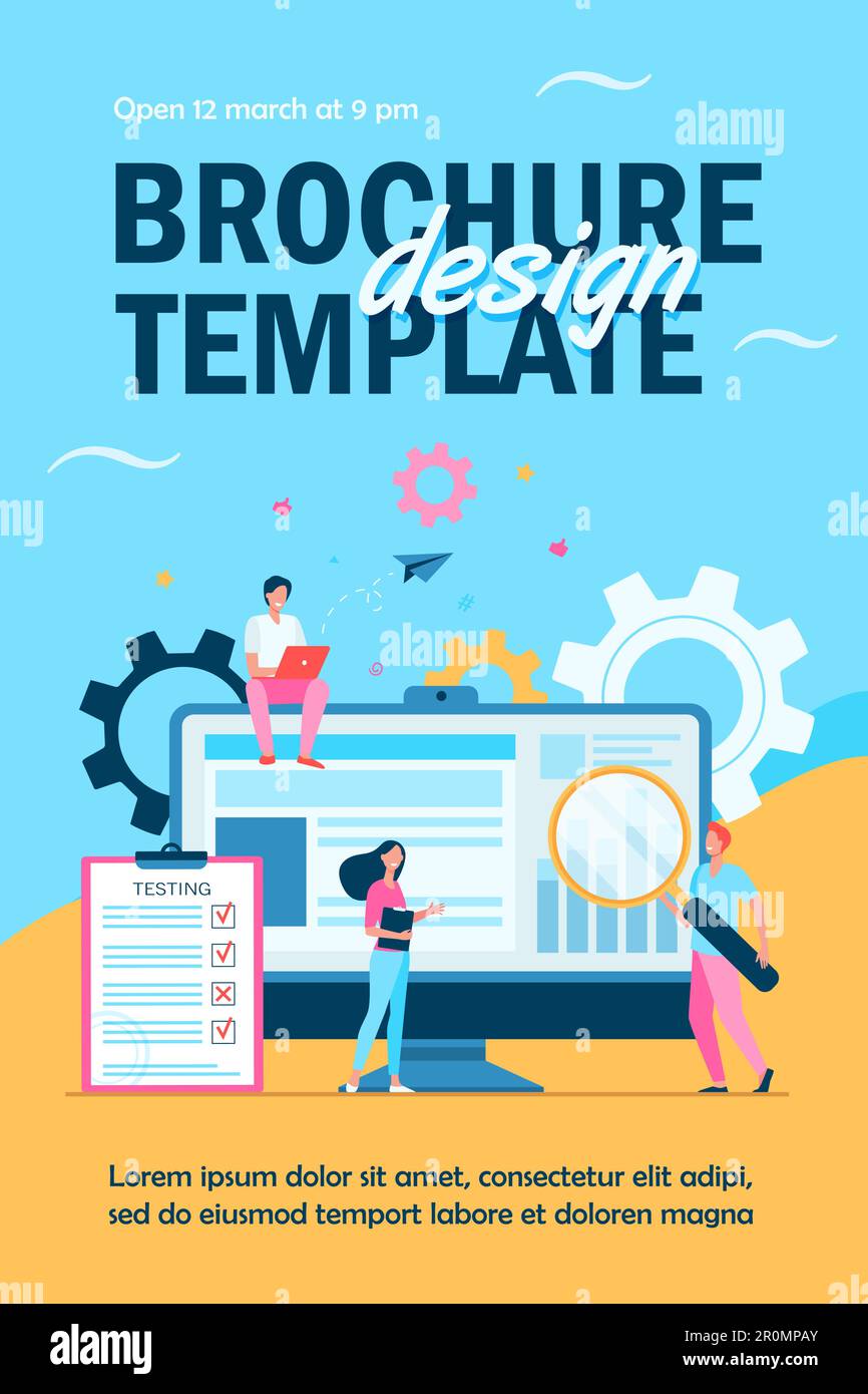 Software testing concept in flat hi-res stock photography and images ...