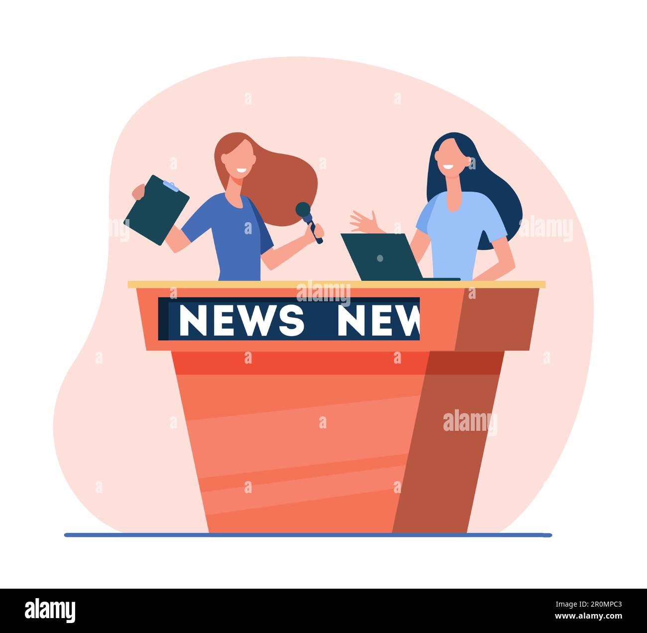 Two women talking breaking hi-res stock photography and images - Alamy