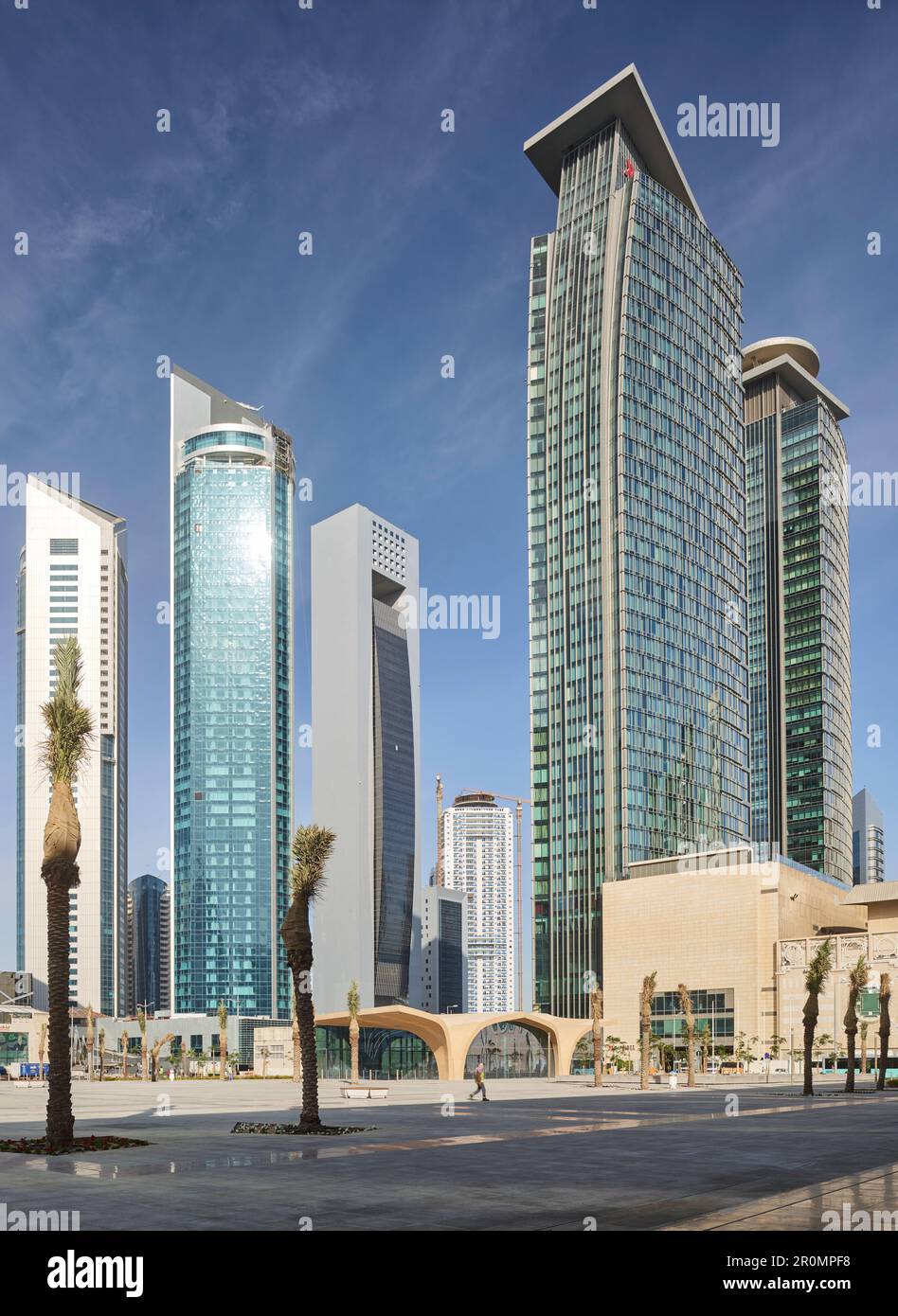 Skyscrapers, West Bay, Diplomatic Area, Doha, Qatar Stock Photo - Alamy