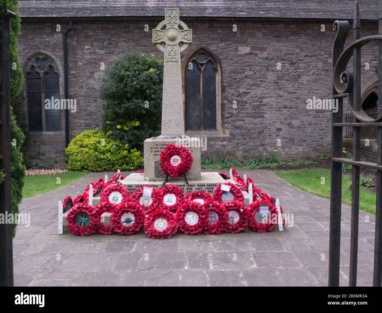 War Memorial in grounds of St Marys Church dating back to medieval ...