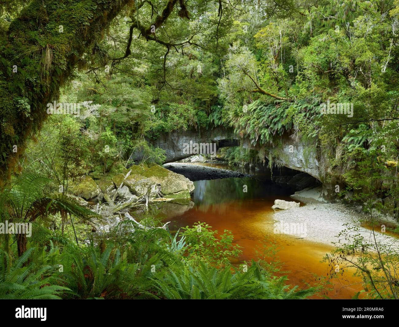 Moria Gate Arch, Oparara Basin, Kahurangi National Park, West Coast ...