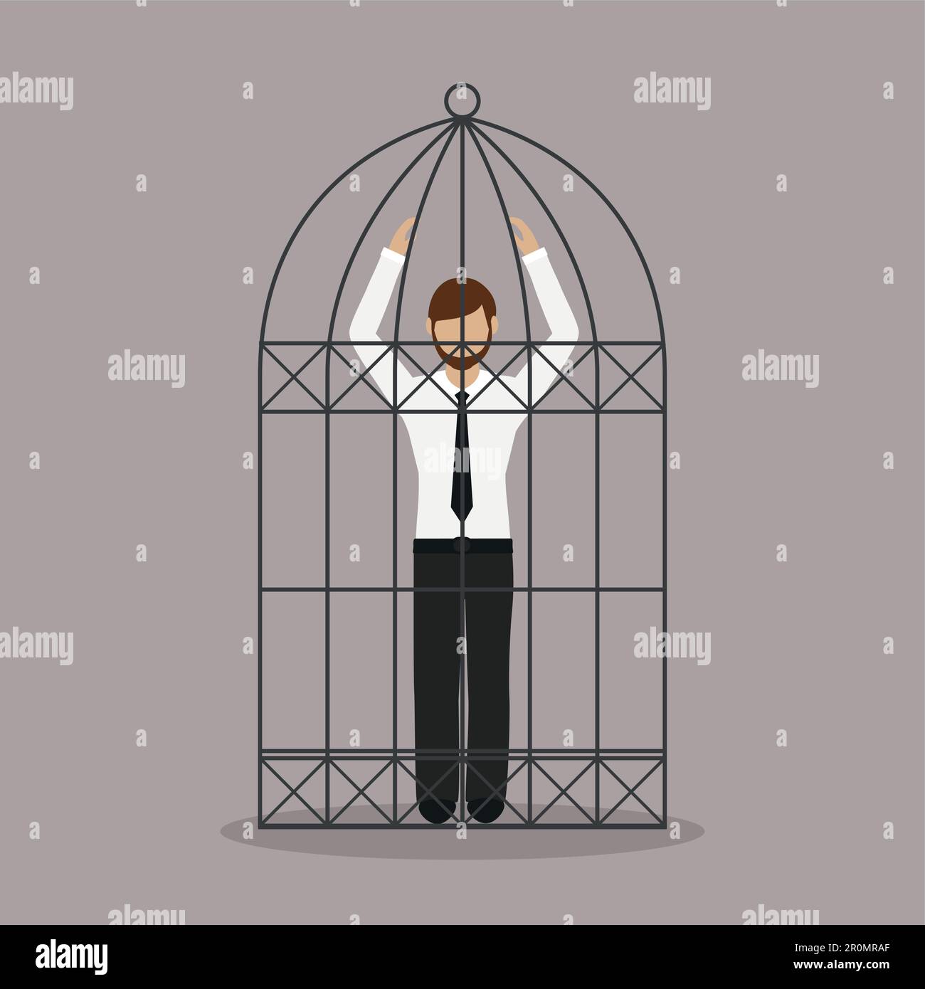 Cartoon prisoner man hi-res stock photography and images - Alamy