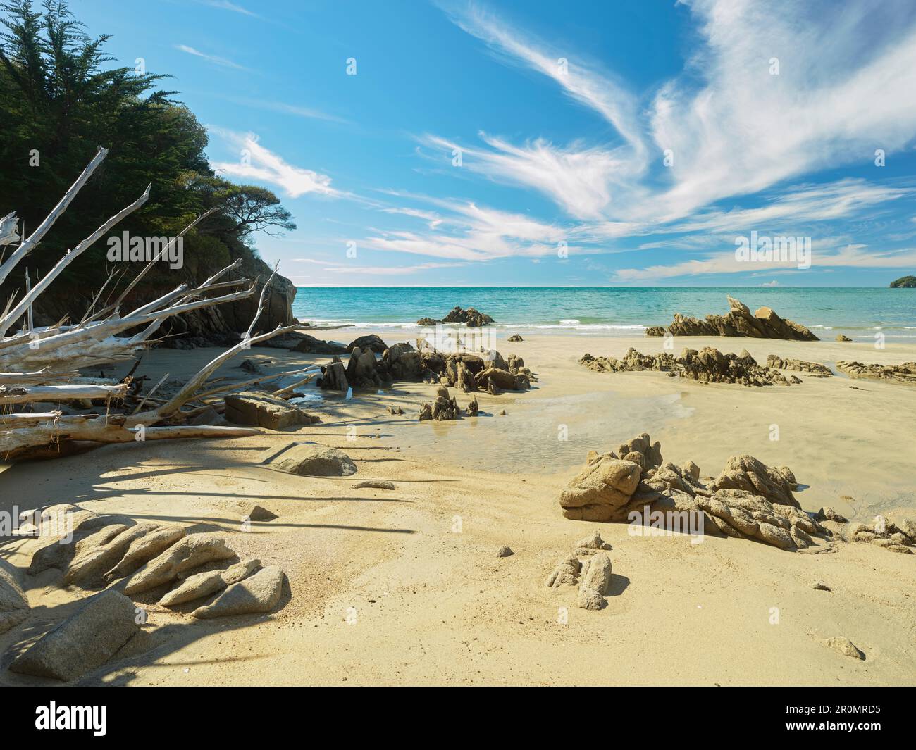 Wainui Inlet, Tasman, South Island, New Zealand, Oceania Stock Photo ...
