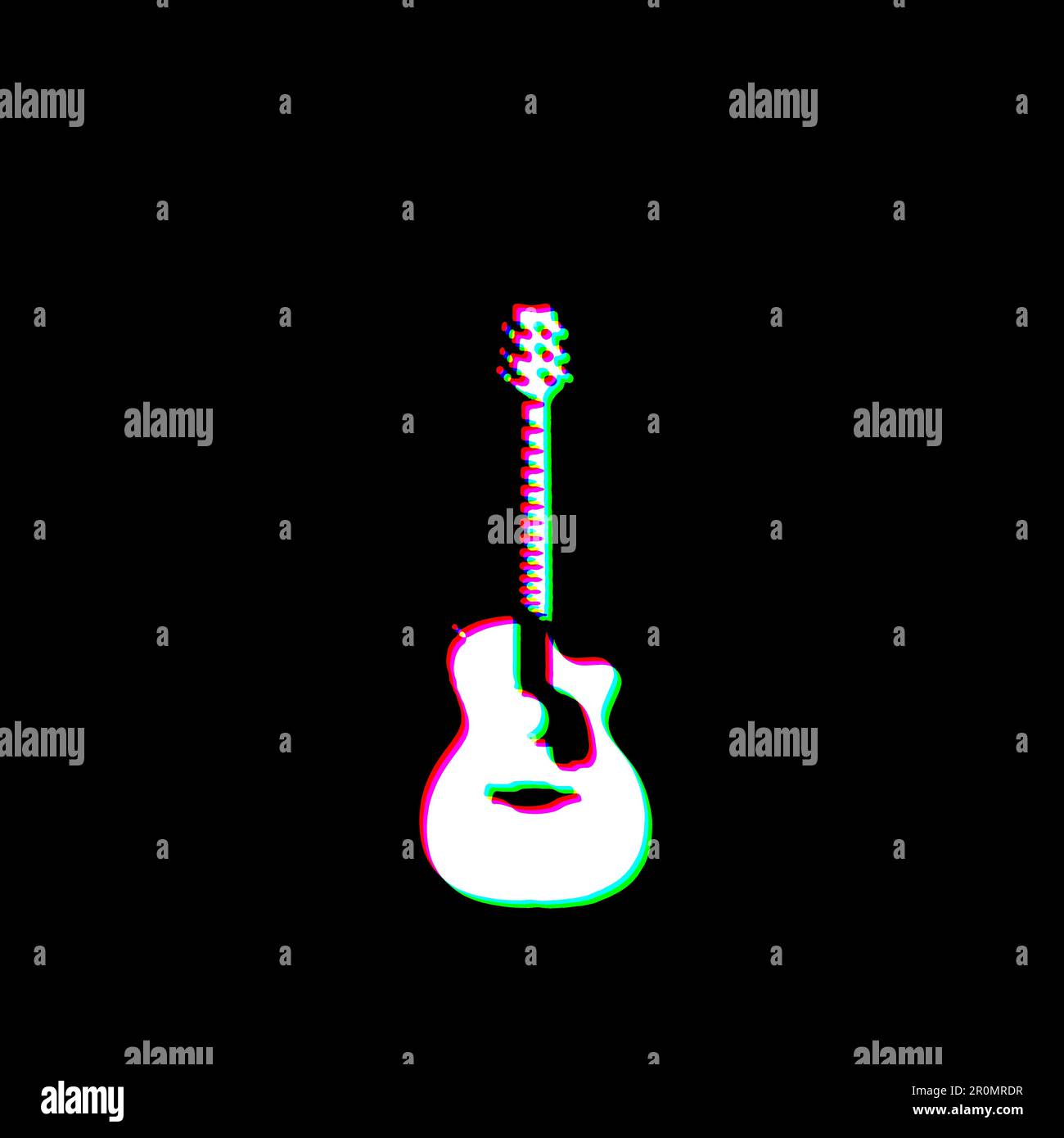 Black guitar edges hi-res stock photography and images - Alamy