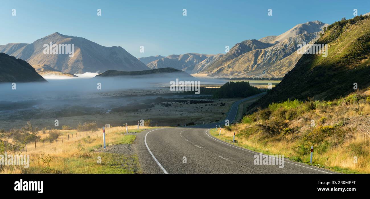 West Coast Road no. 73, Purple Hill, Arthur's Pass National Park ...
