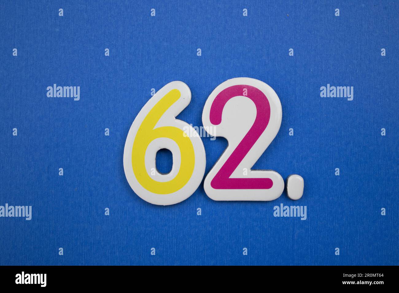 Number 62 hi-res stock photography and images - Alamy