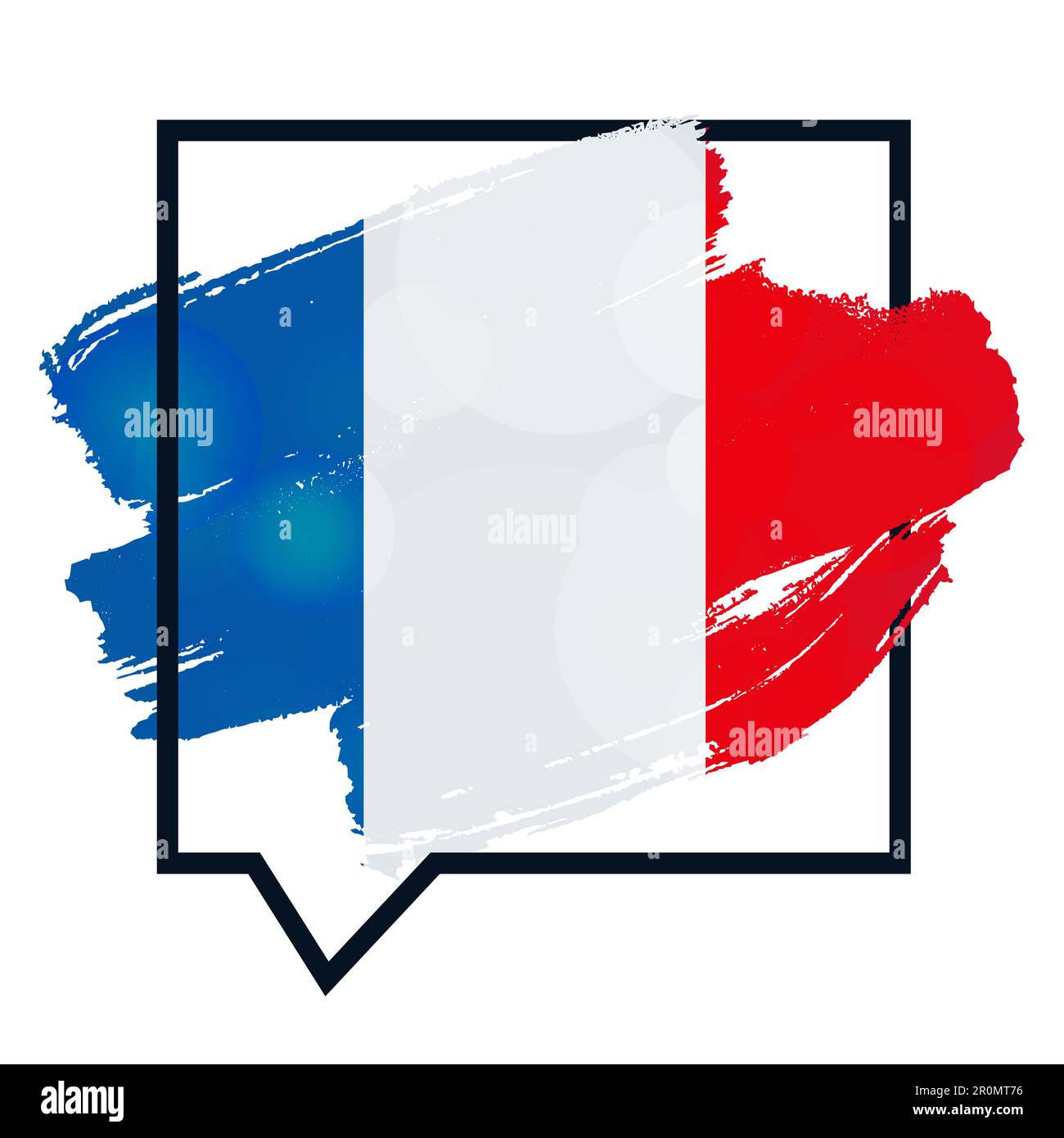 Happy Bastille Day Celebration Banner. France Independence Greeting ...