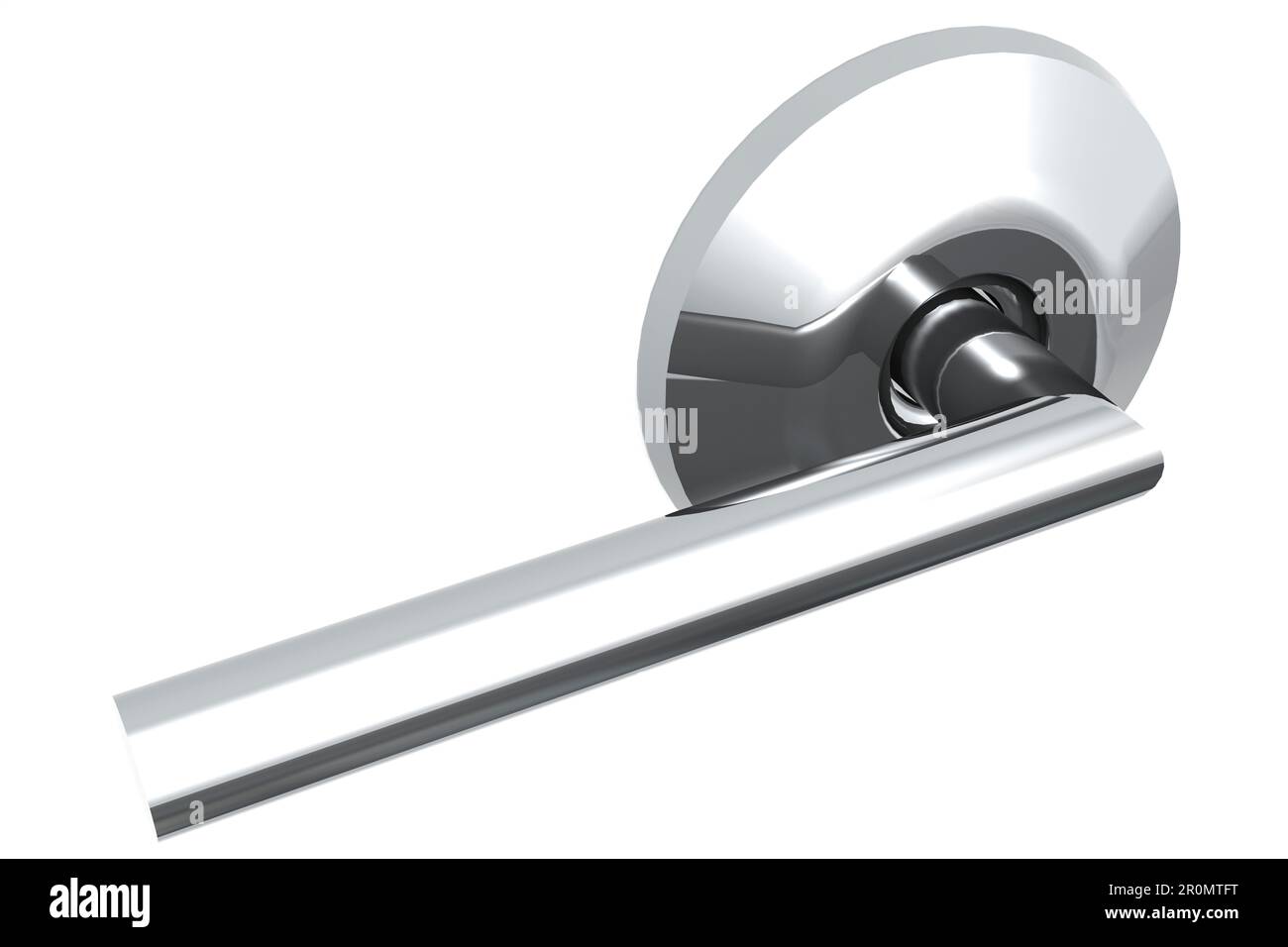 Metallic door handle Cut Out Stock Images & Pictures - Alamy