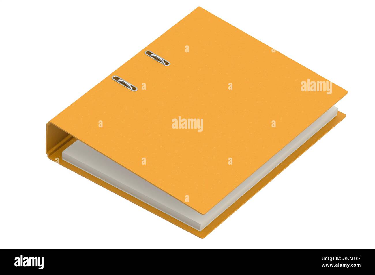 Yellow office file folder isolated, 3d rendering Stock Photo - Alamy