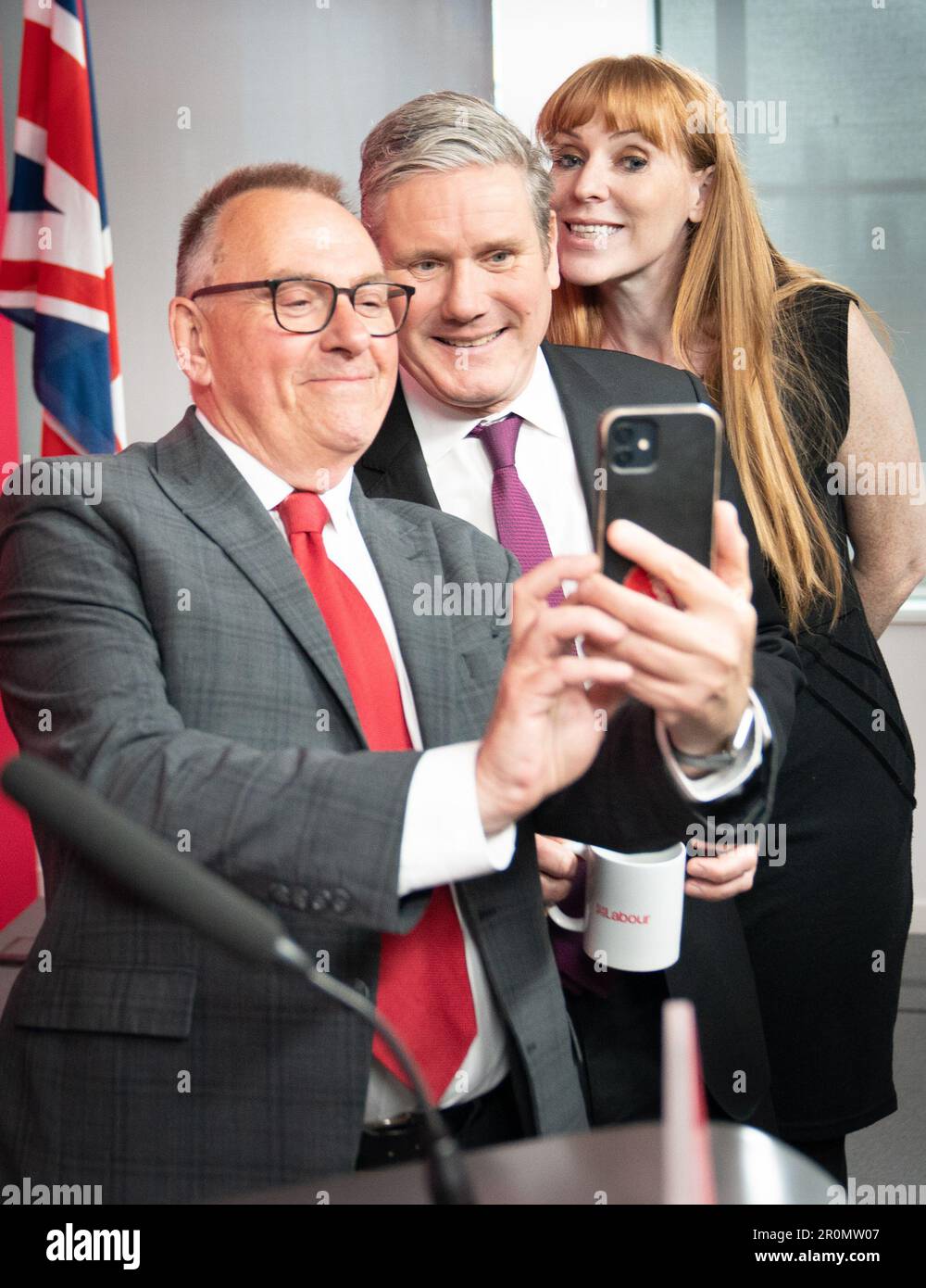 The newly elected leader of Plymouth council, Tudor Evans takes a ...
