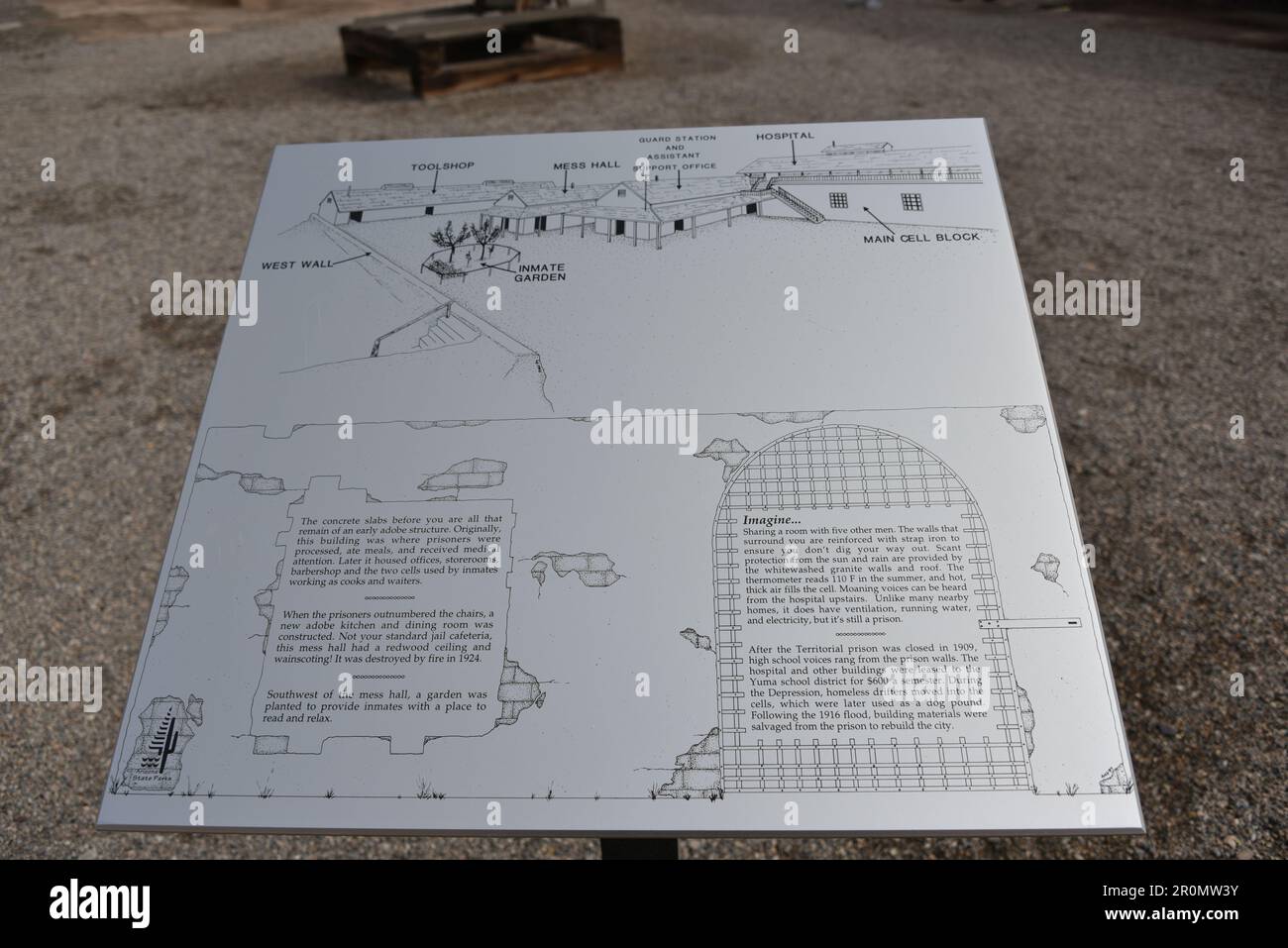 Yuma, AZ., U.S.A. Jan. 27, 2017. Arizona’s Yuma Territorial Prison ...