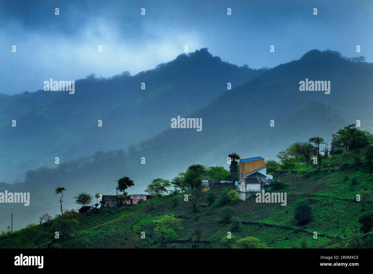 Cape Verde, Island Santiago, landscapes, rain season Stock Photo - Alamy