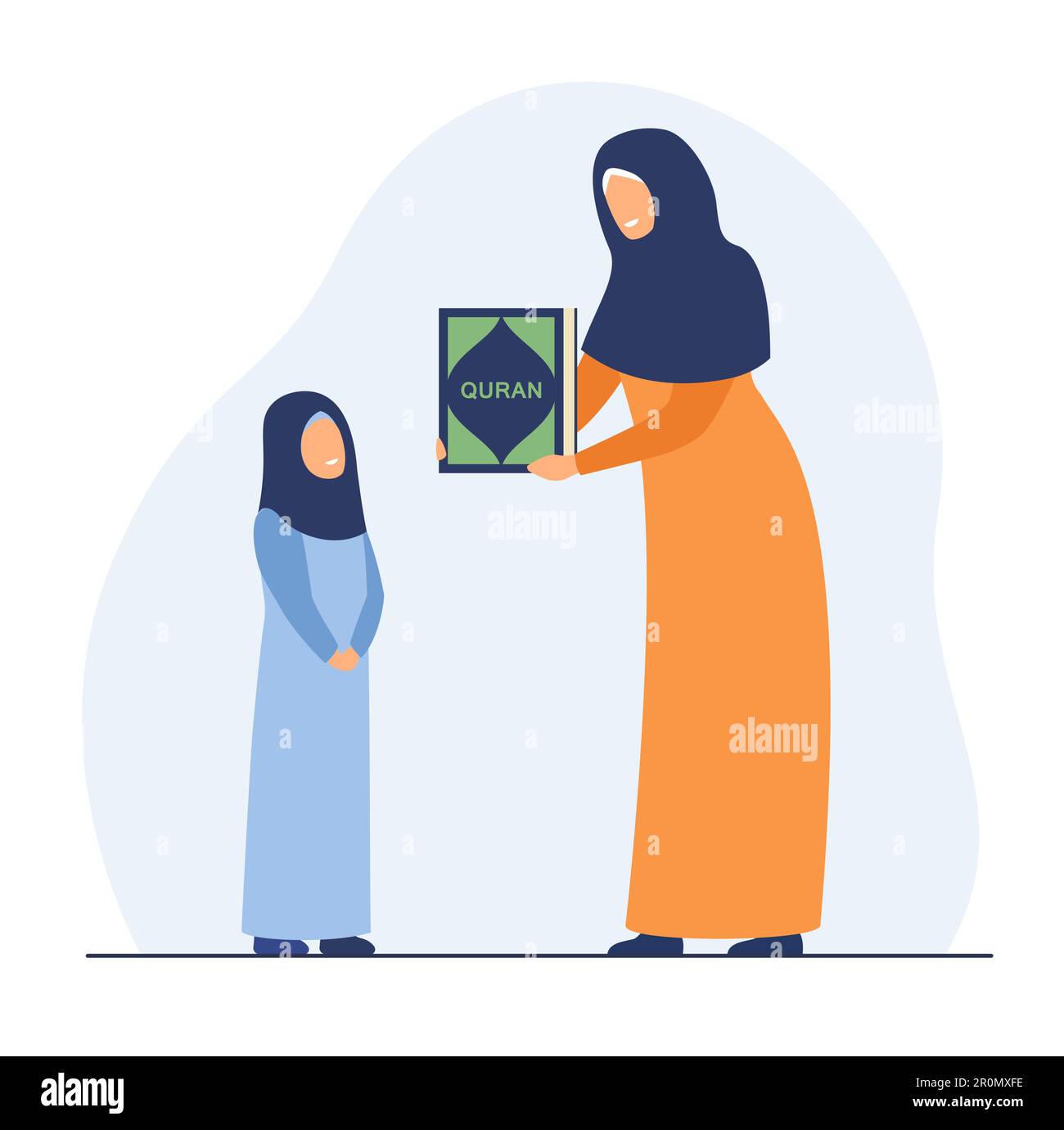 Learning happy mother kid Stock Vector Images - Alamy