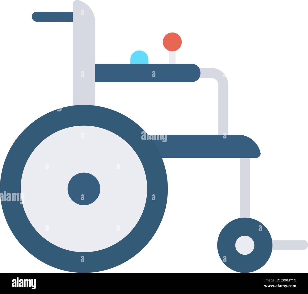 Motorized Wheelchair icon vector image. Suitable for mobile application ...