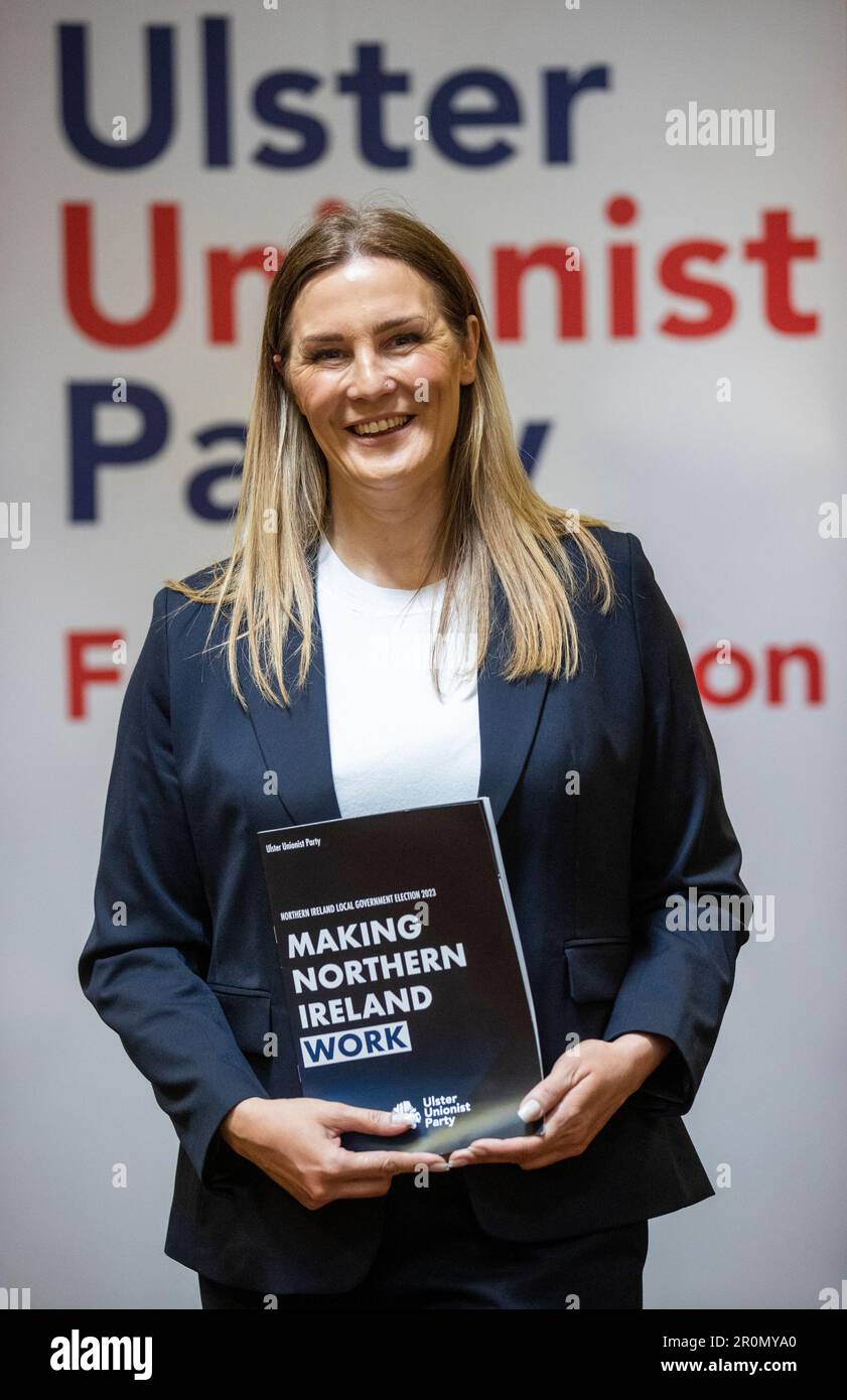 UUP candidate Linzi McLaren during the party's local government ...