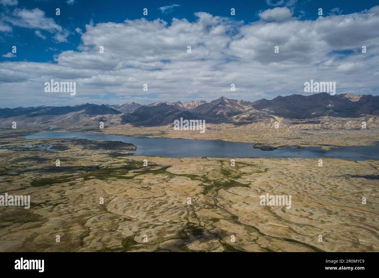 Lake Zorkul, border Afghanistan and Tajikistan, Asia Stock Photo - Alamy