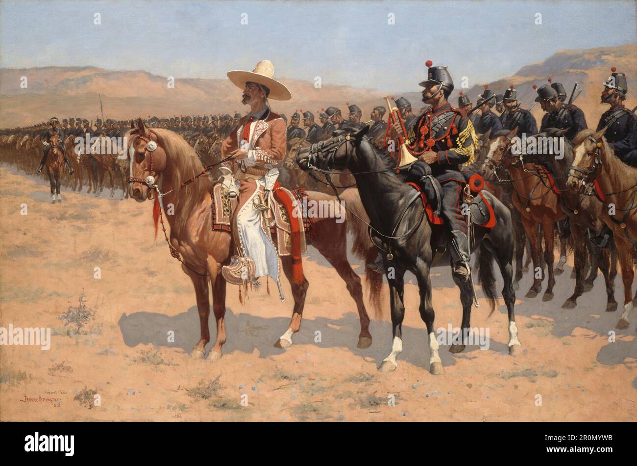 The Mexican Major Date: 1889 Artist: Frederic Remington American, 1861 ...