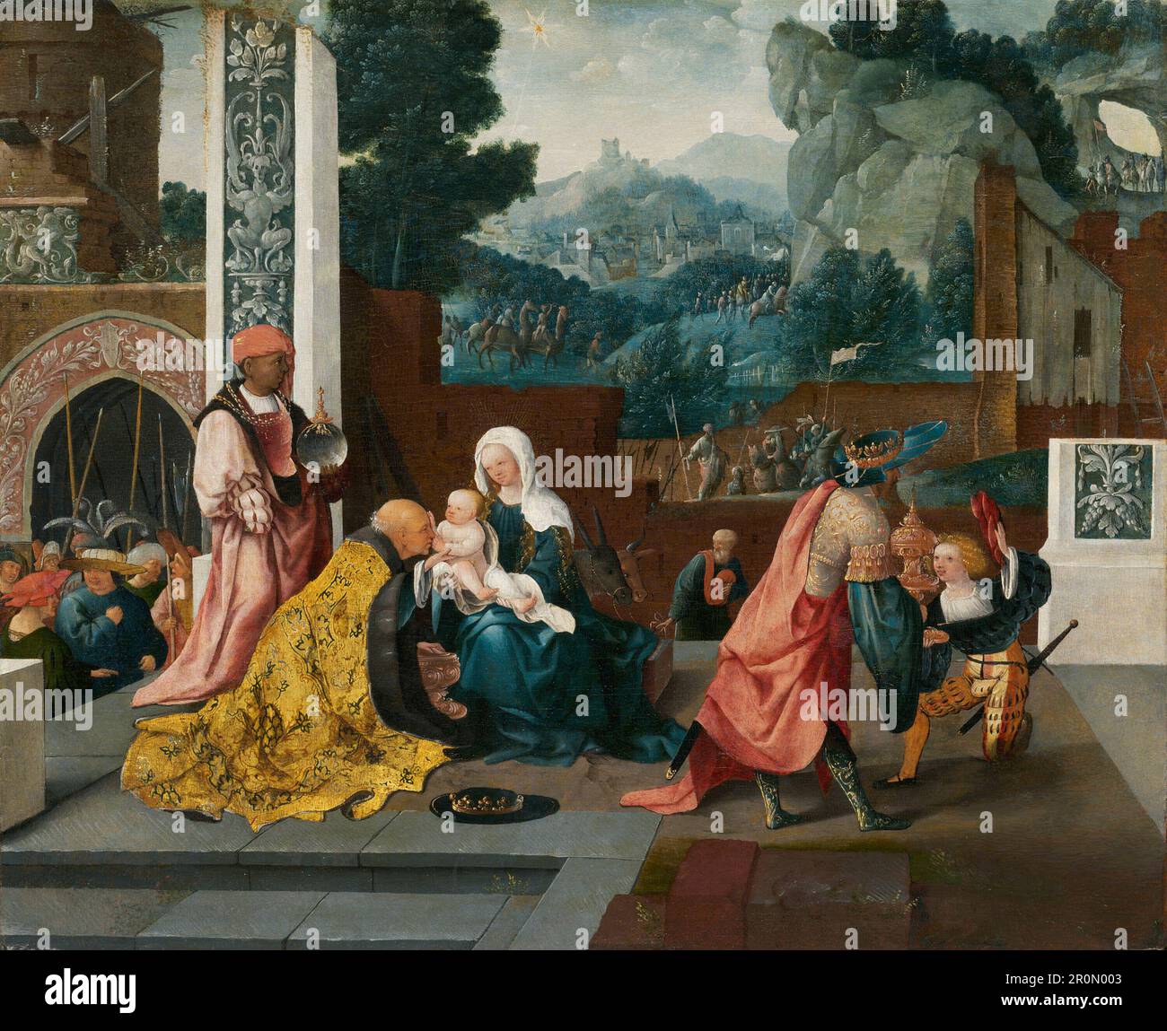 Adoration of the Magi Date: about 1519 Artist: Jan van Scorel Netherlandish, 1495-1562 Stock ...