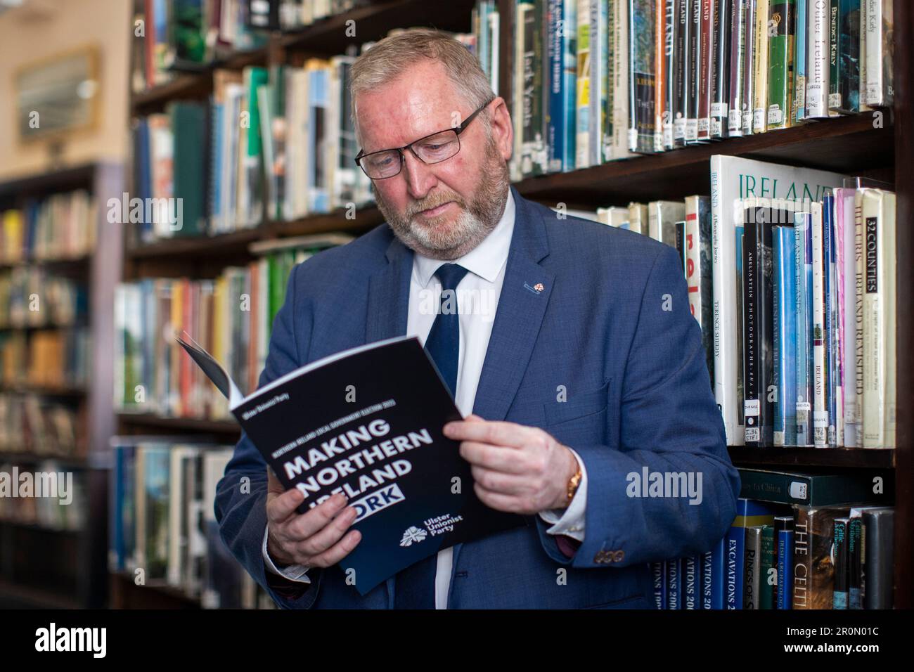 UUP leader Doug Beattie during the party's local government manifesto ...