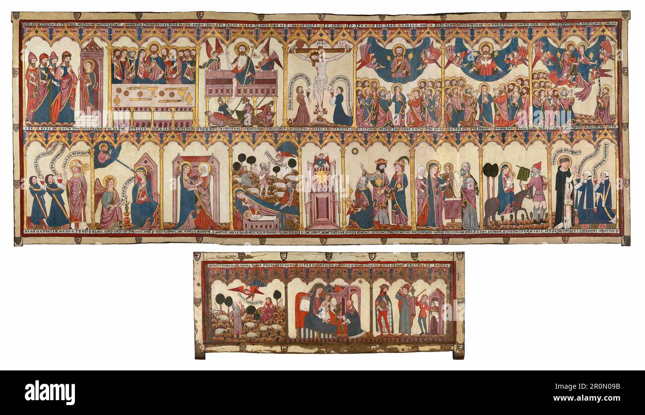 Retable and Frontal of the Life of Christ and the Virgin Made for Pedro ...