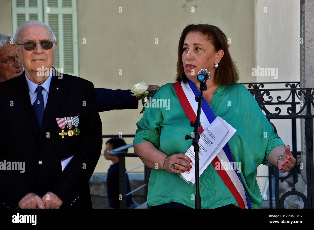 Nadia Boulainseur, sector mayor of the 15th and 16th arrondissements of ...