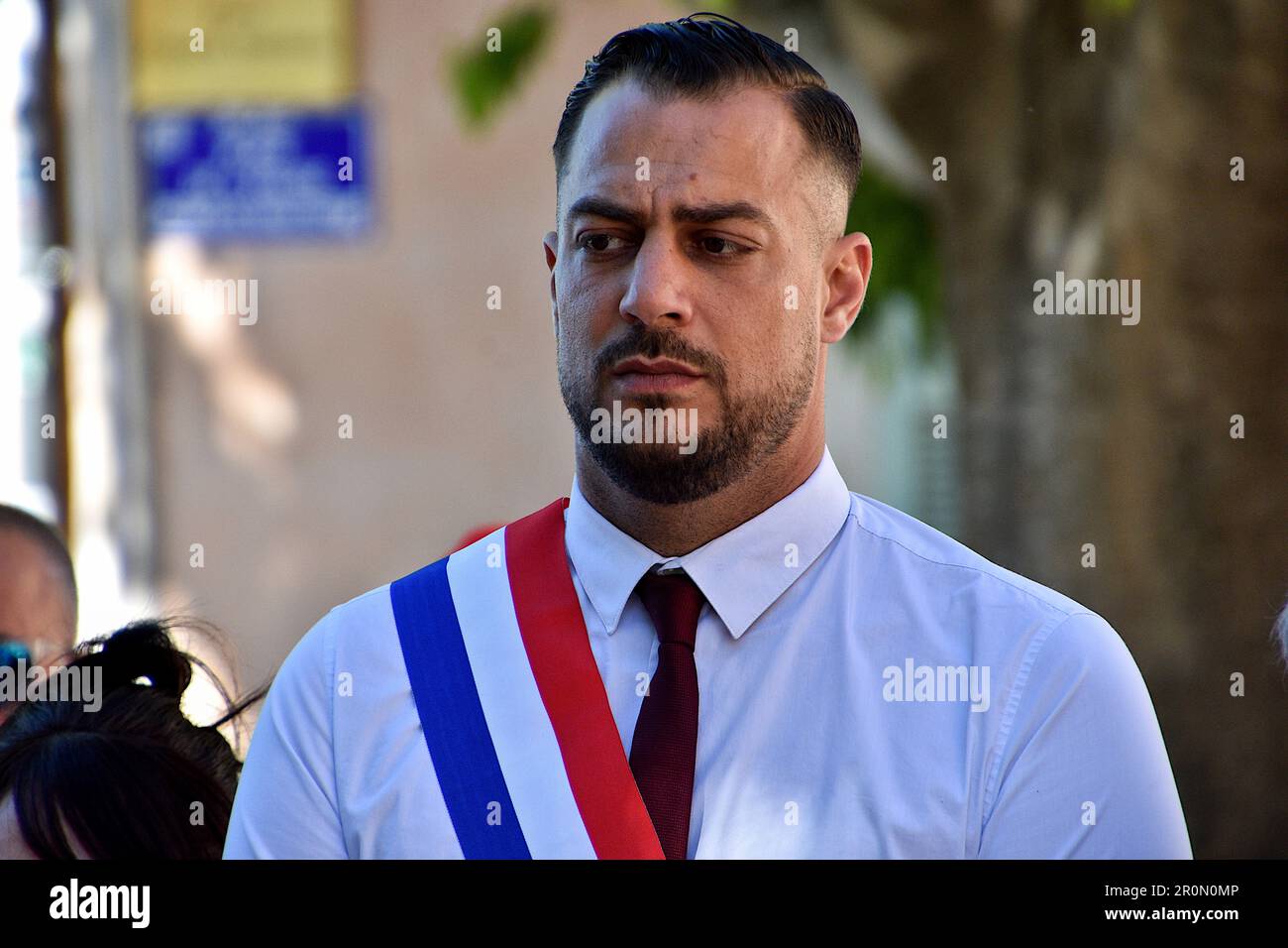 French deputy Sébastien Delogu attends the Commemoration of May 08 ...
