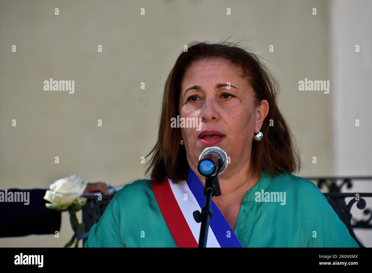 Nadia Boulainseur, sector mayor of the 15th and 16th arrondissements of ...