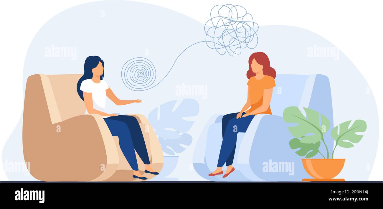 Session in woman psychologist Cut Out Stock Images & Pictures - Alamy