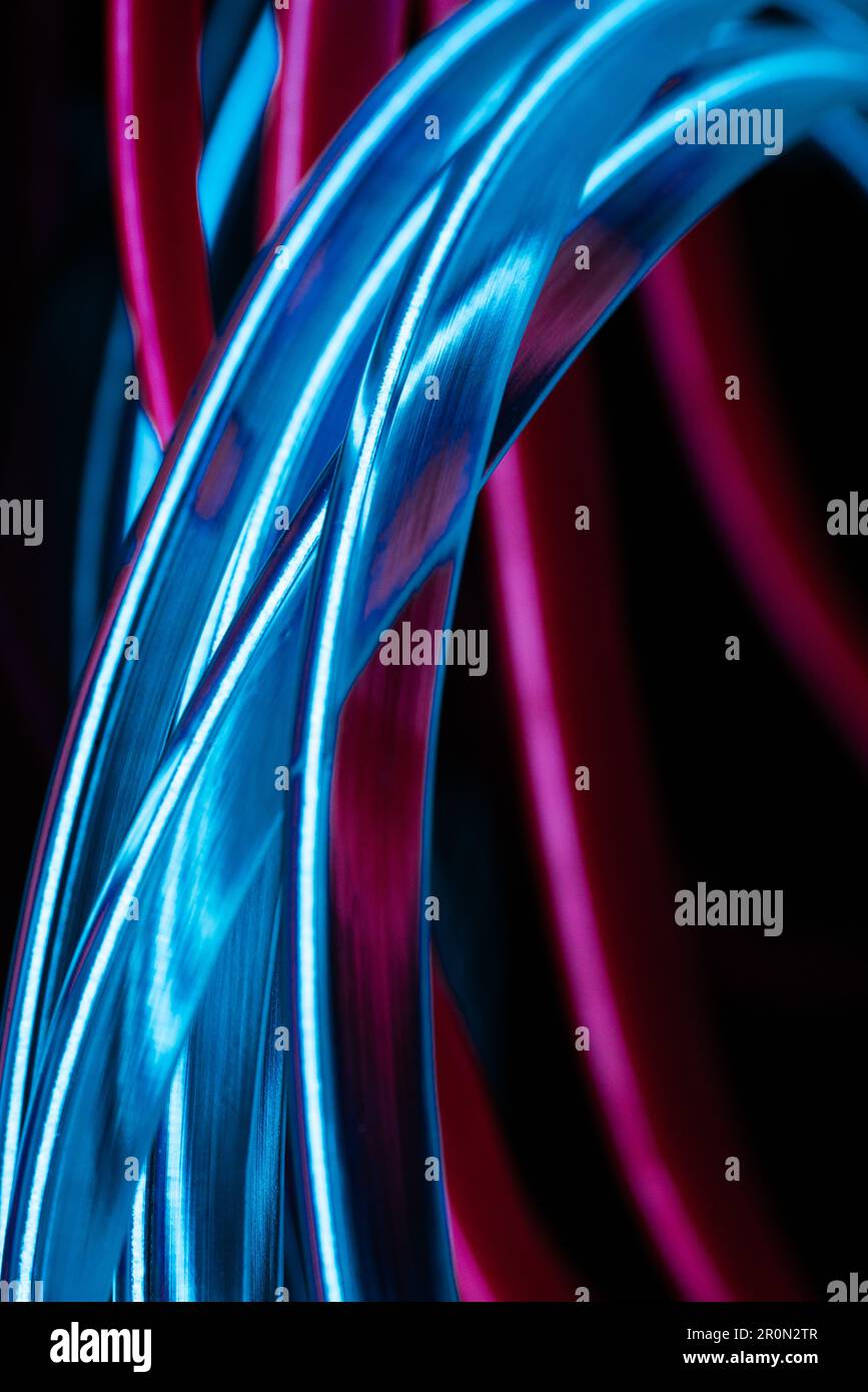 Stack of neon light tubes Stock Photo - Alamy