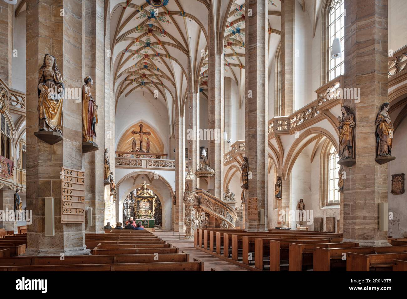 Freiberg Cathedral St Marien, historic old town Freiberg, UNESCO World ...