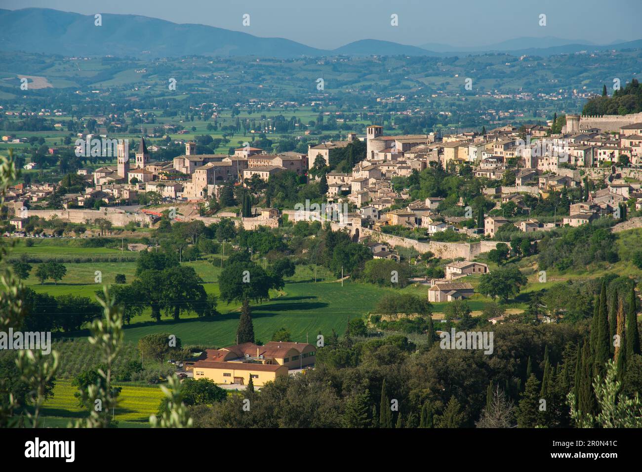 Panorama spello umbria italy hi-res stock photography and images - Alamy