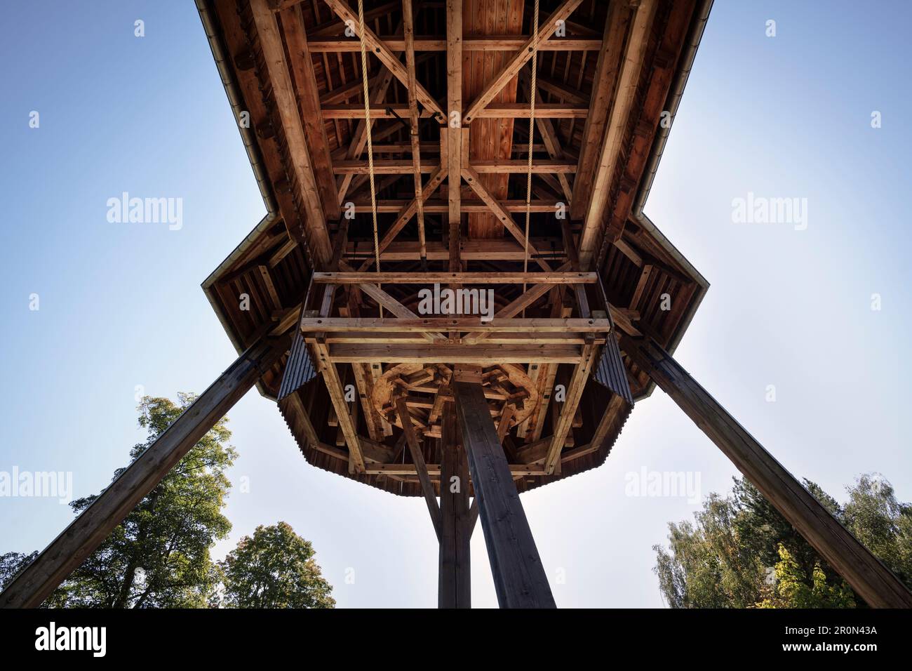 technical detail of the horse G? pel Rudolphschacht in the mining area ...