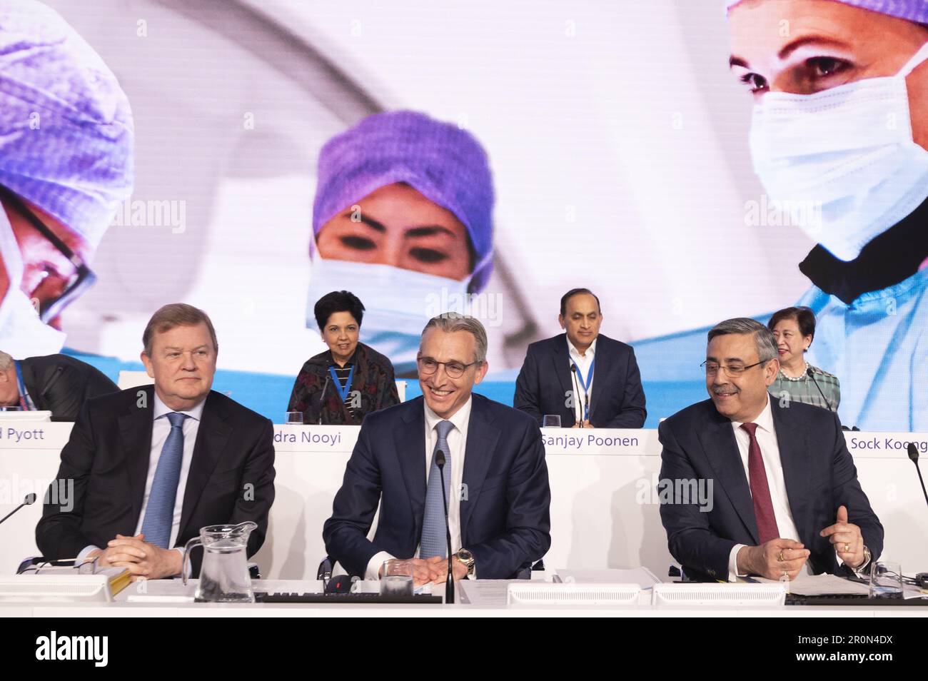 AMSTERDAM - CEO Roy Jakobs - m - of Koninklijke Philips NV before the ...