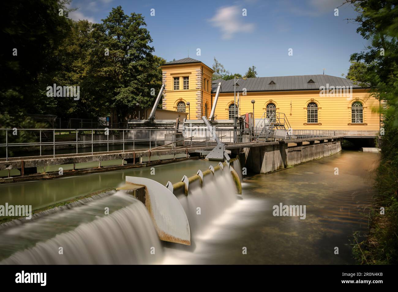 Historic waterworks at the Hochablass, UNESCO World Heritage Historic ...