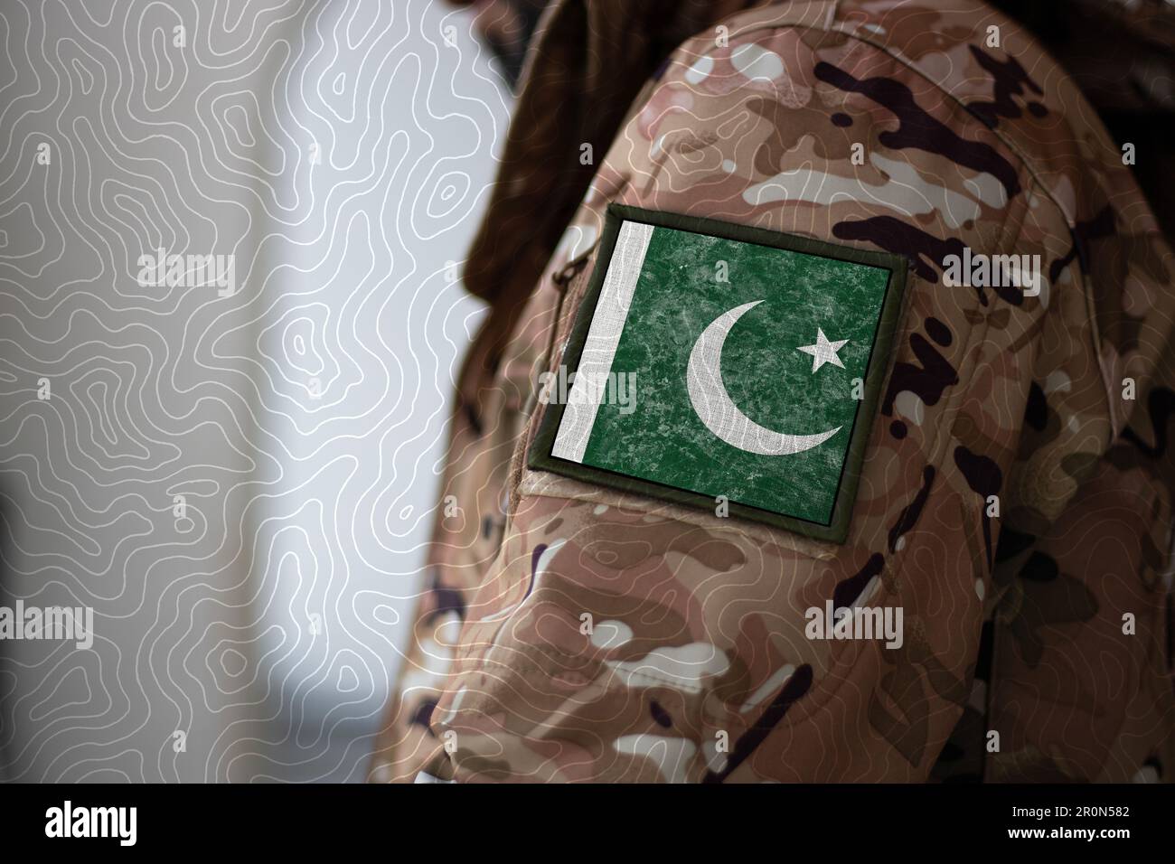 Pakistan flag on a military uniform hi-res stock photography and images ...