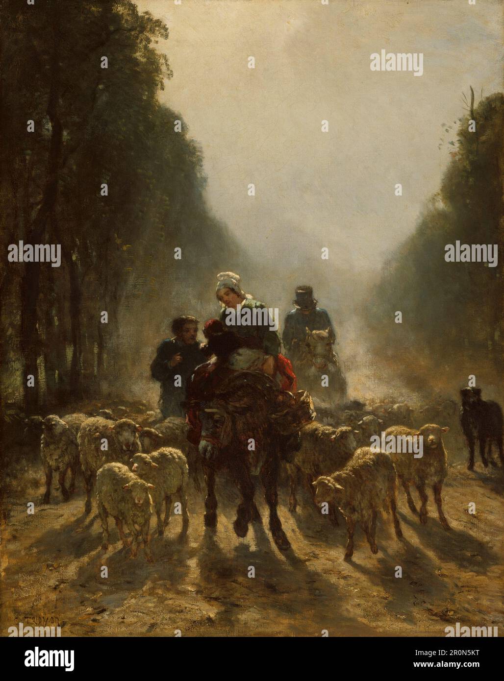 The Road to Market Date: 1858/59 Artist: Constant Troyon French, 1810 ...