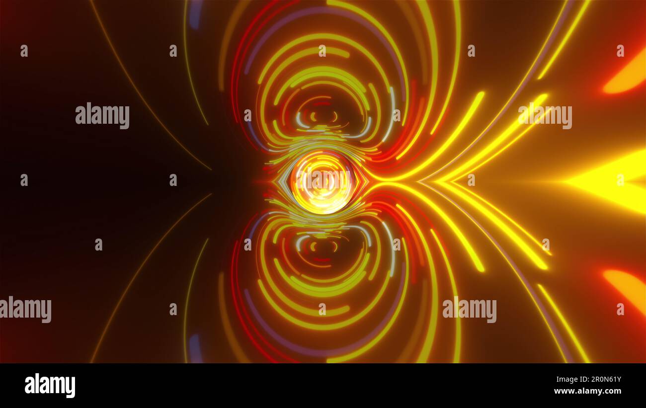 Colorful glow lights. Computer generated 3d render Stock Photo - Alamy