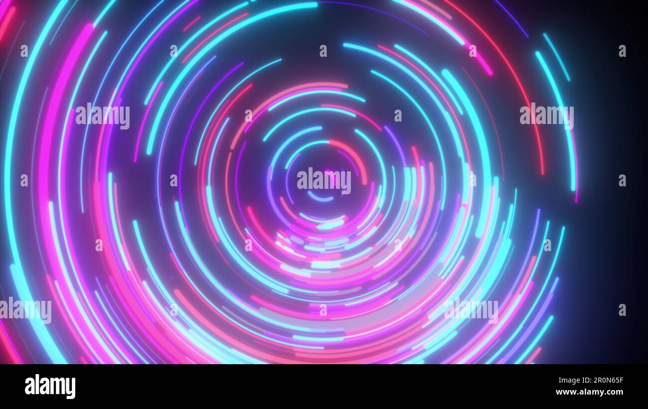 Radial glow lines. Computer generated 3d render Stock Photo - Alamy